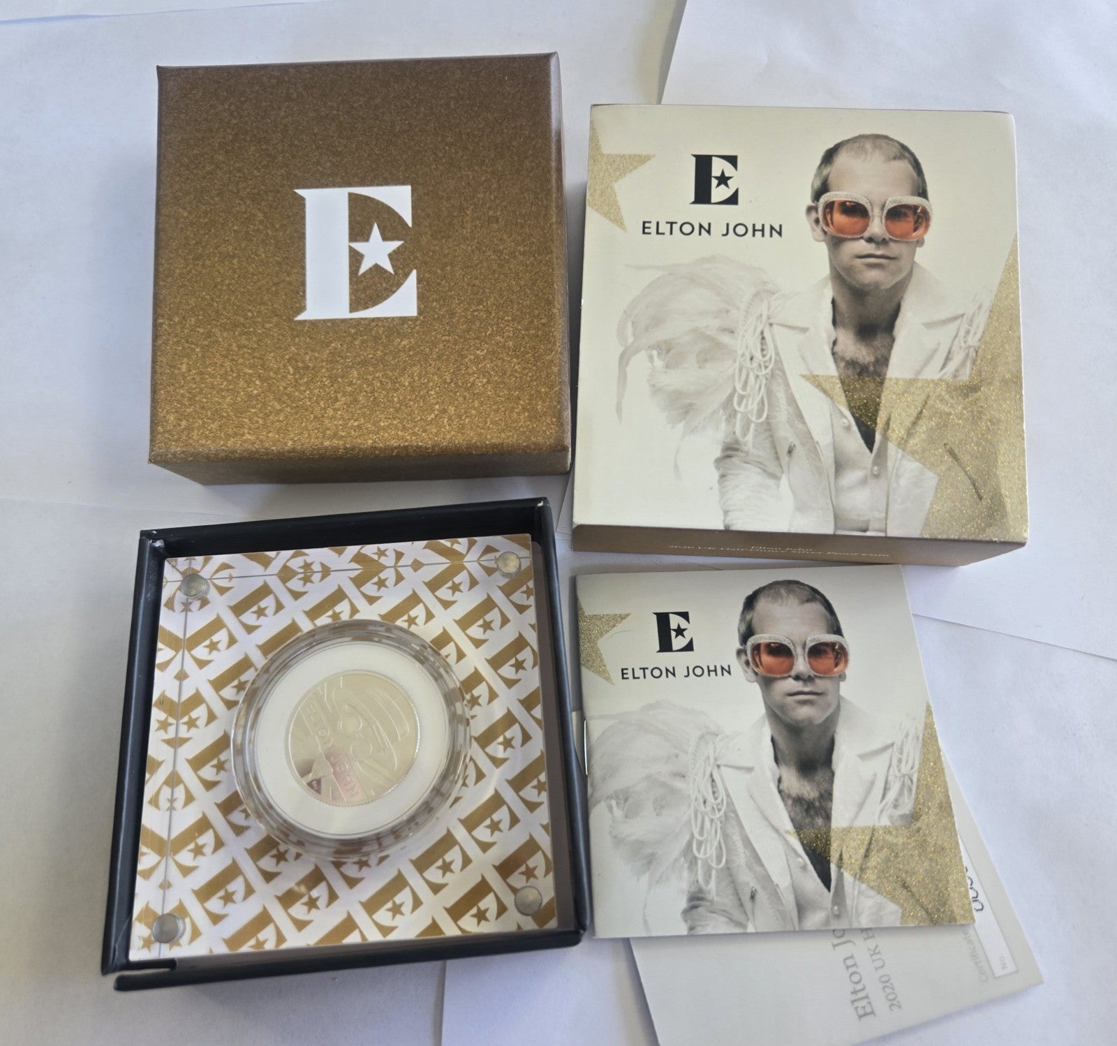 2020 Elton John UK Half Ounce .999 Fine Silver Proof Coin Music Great ...