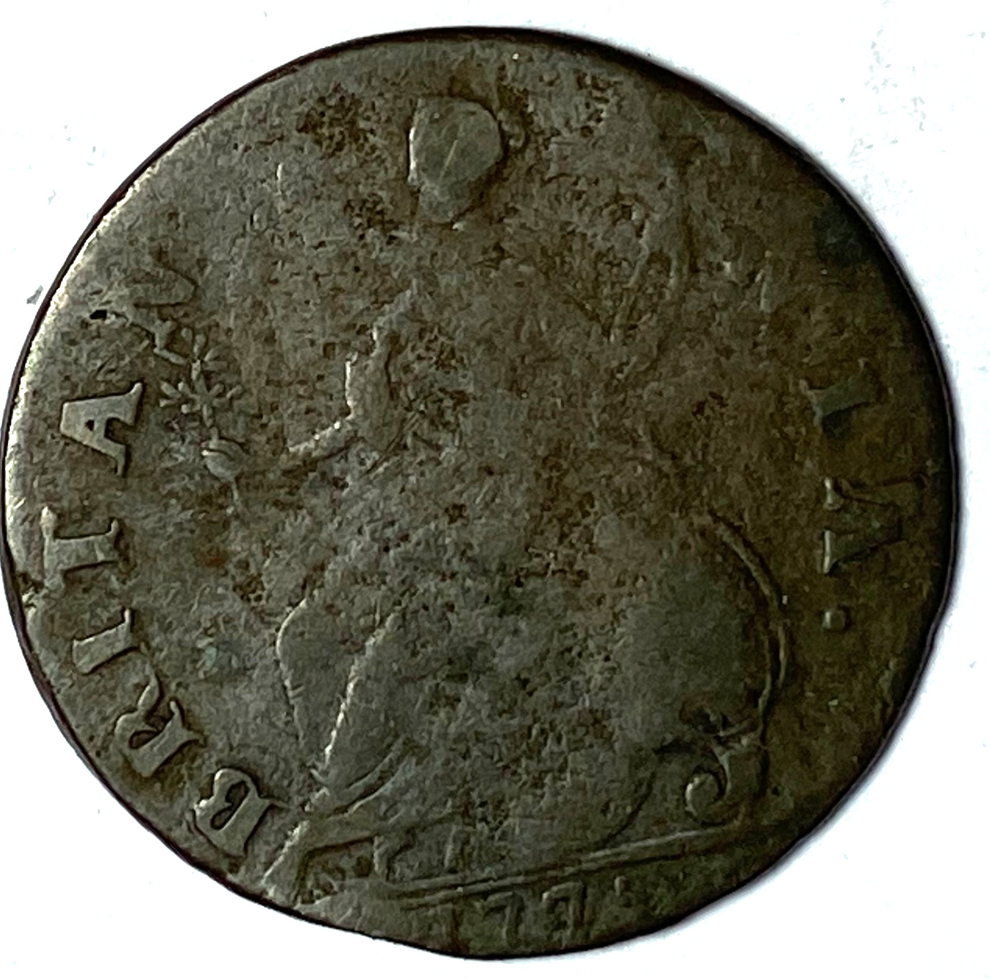 1775 Great Britain 1/2 Half Penny KM# 601 – Precious Metals & Gems