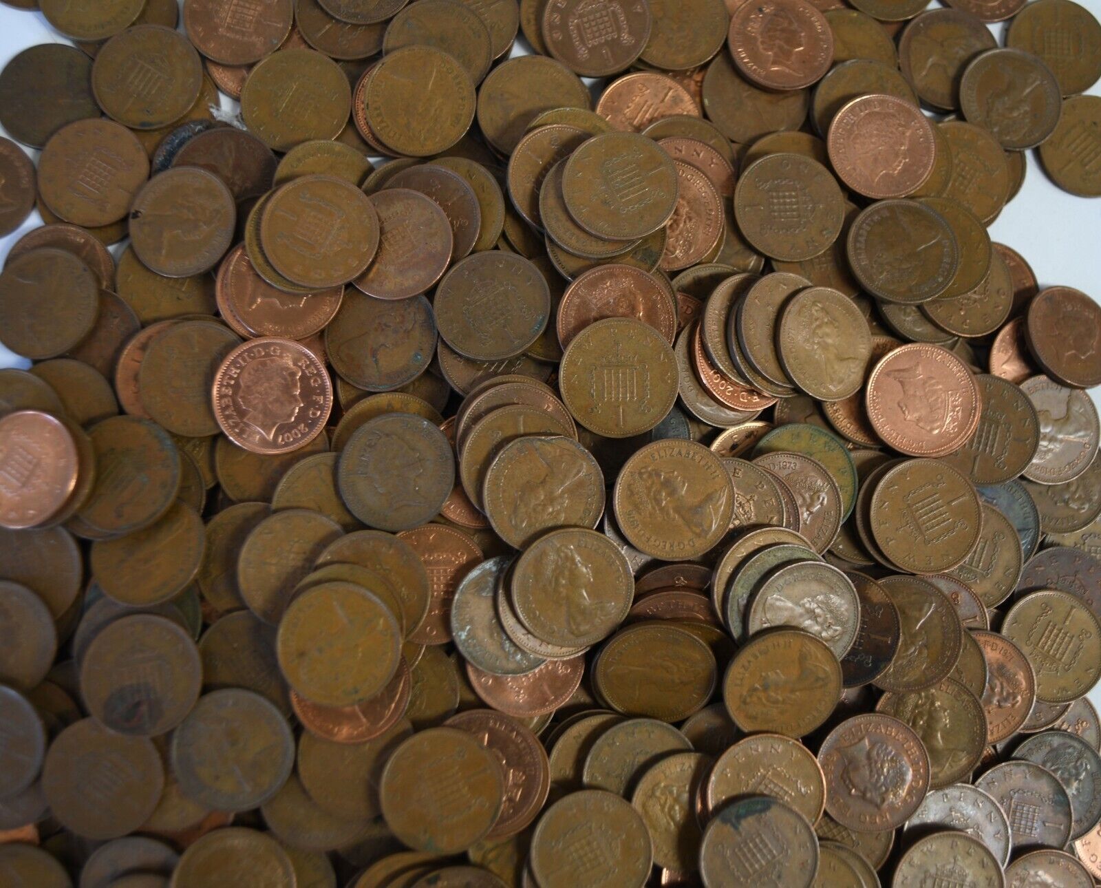 750pc Great Britain New & One Penny Coins 1971-2007 – Precious Metals ...