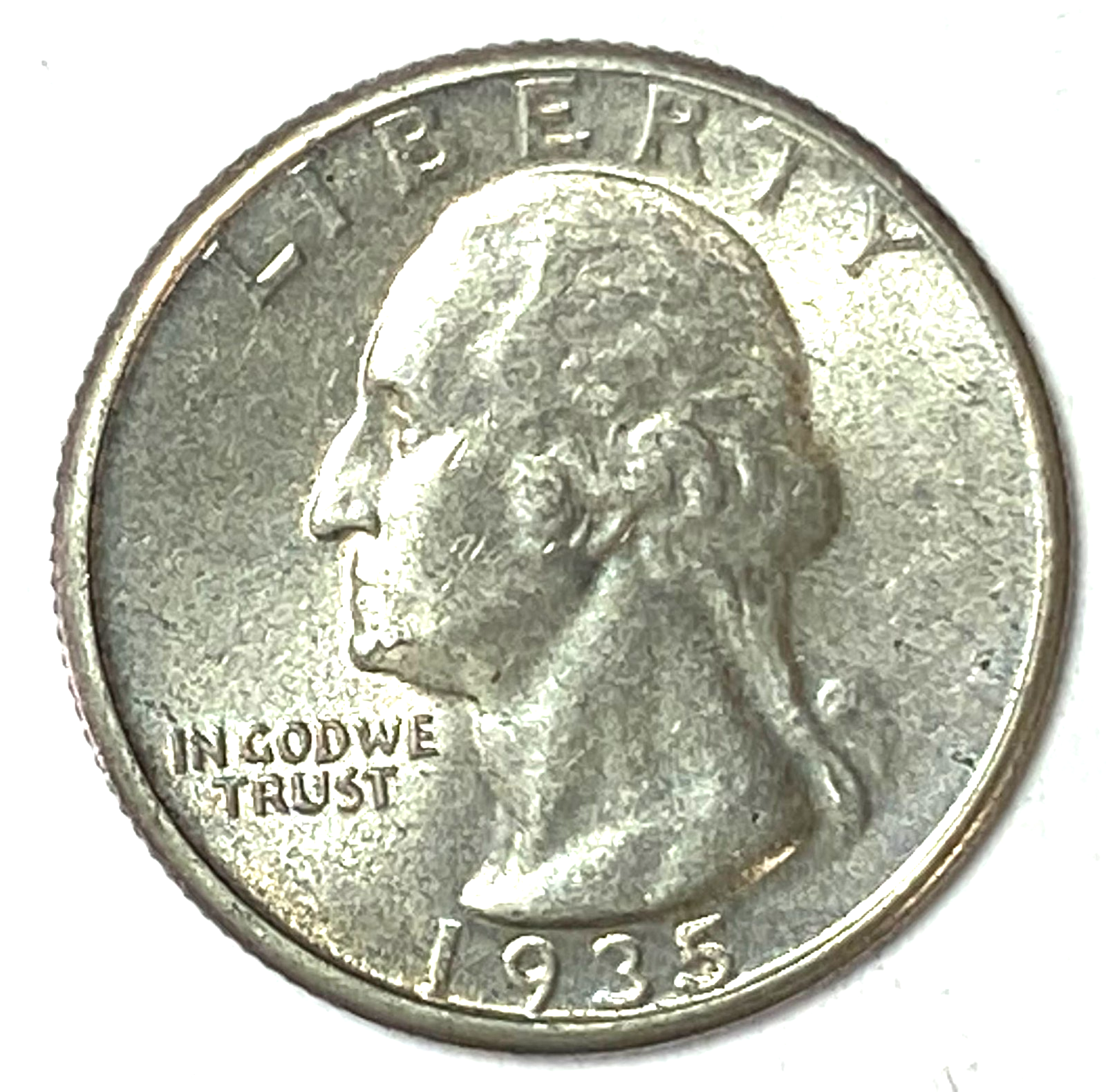 1935 25c Washington Silver Quarter Dollar Philadelphia AU – Precious ...