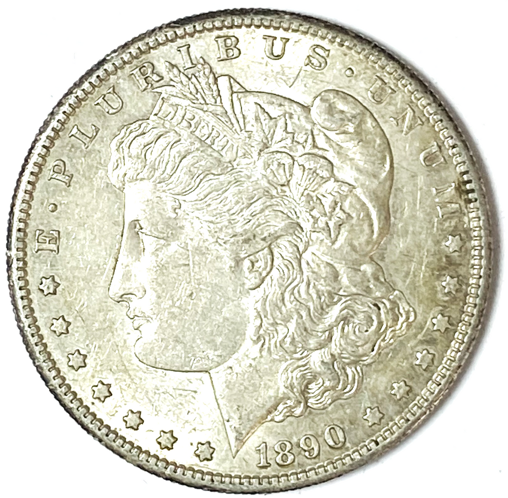 1890 S $1 Morgan Silver One Dollar US Coin San Francisco AU – Precious ...