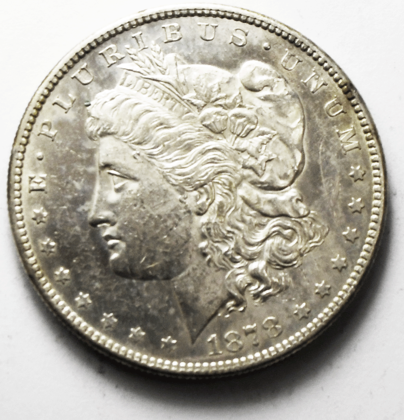 1878 S $1 Morgan Silver One Dollar San Francisco VAM 17C Denticle Impr ...