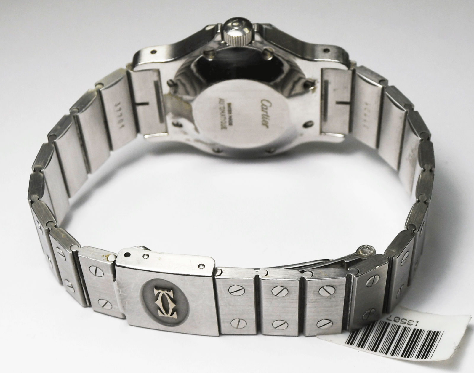 Women's Cartier Santos 2966 Octagon Stainless 30mm Automatic Women's Cartier Santos 2966 Octagon Stainless 30mm Automatic