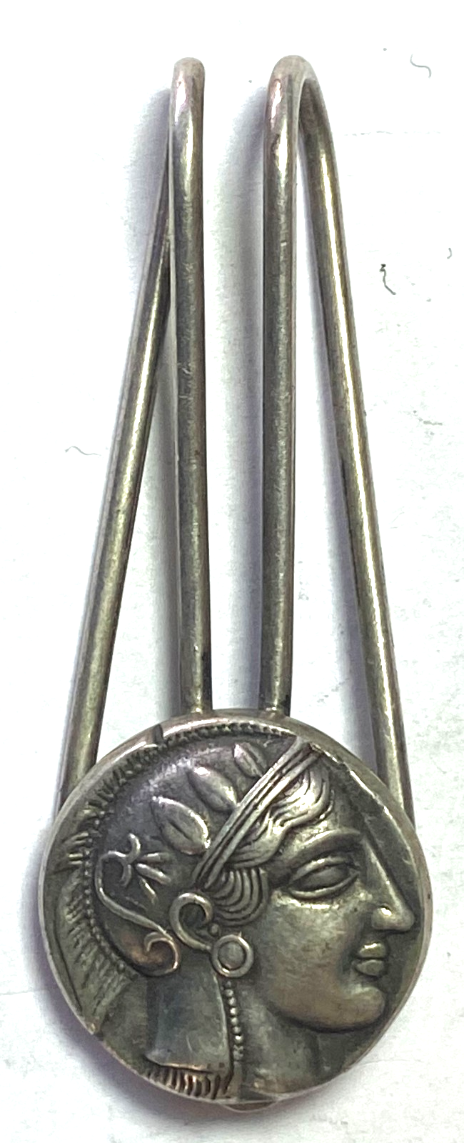 Sterling Silver Athena Ancient Greek Design Money Tie Clip 64mm x 24mm ...