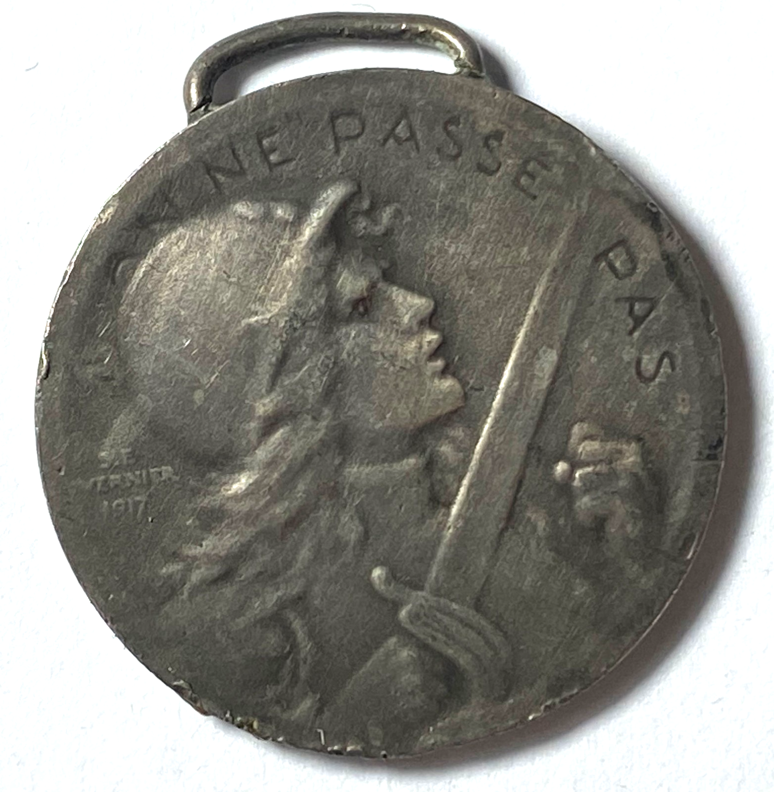 Silver WWI France Verdun Battle Medal 40mm x 36mm Argent – Precious ...