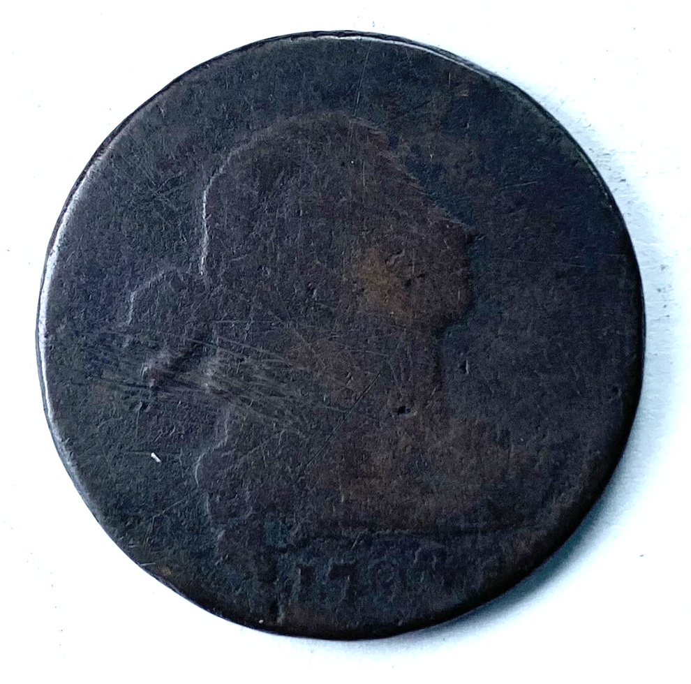 1798 1c Draped Bust Large Cent One Penny US Coin – Precious Metals & Gems