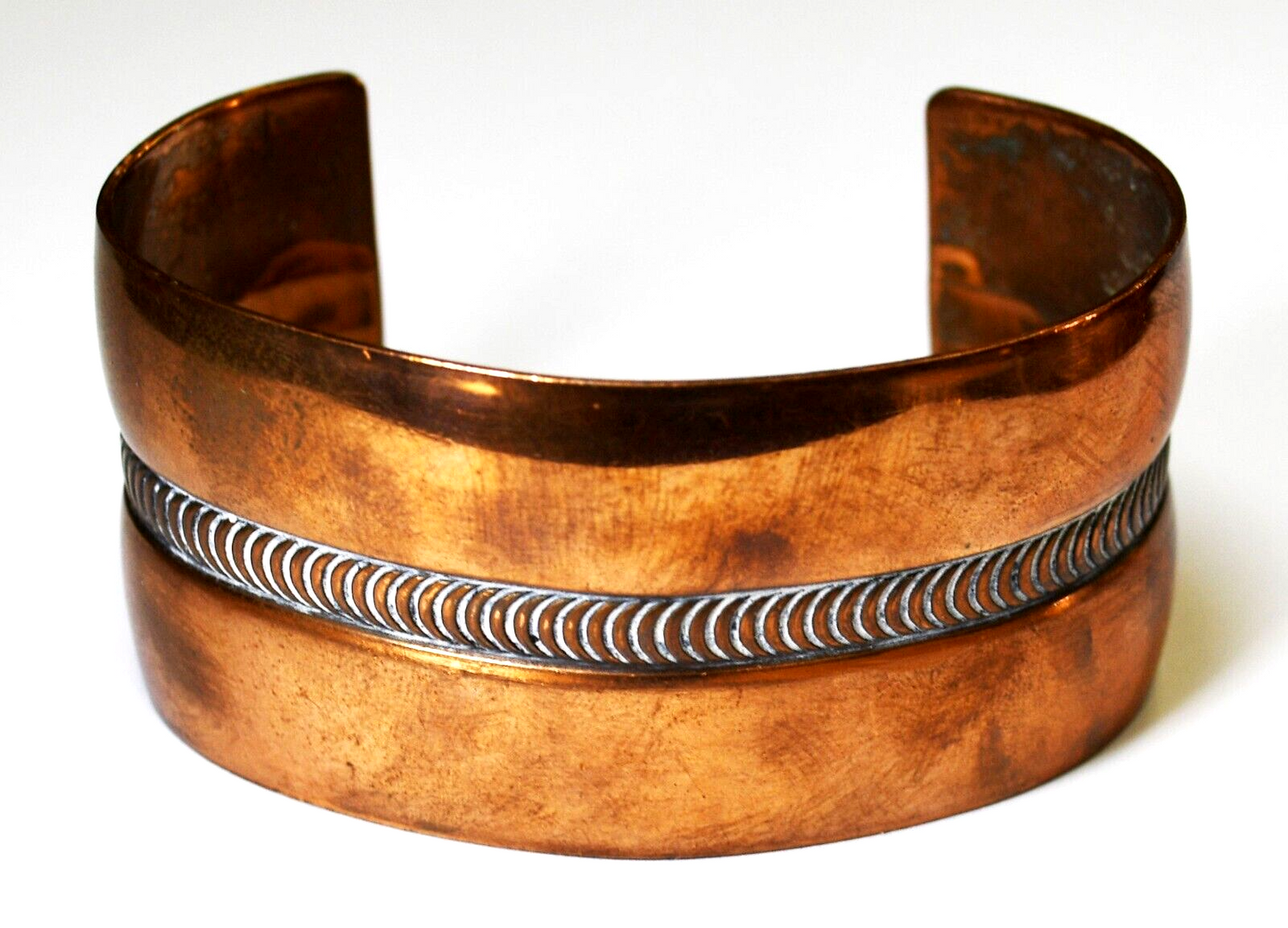 Copper Bell Trading Cuff Bracelet 32mm 6 3 4 Wrist Precious Metals Gems