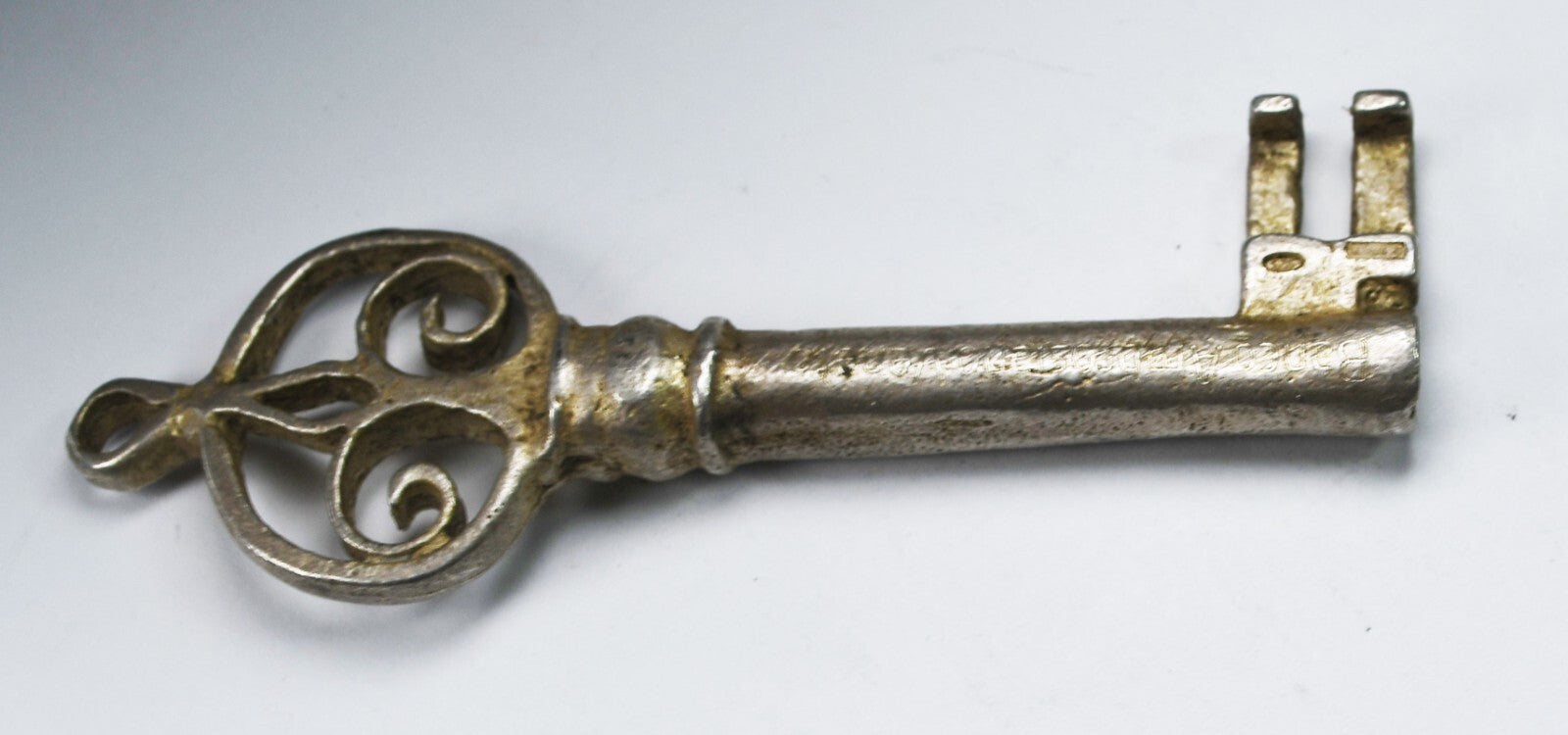 Sterling Silver Banco Ambrosiano Veneto Italian Key Pendant 3-1/4" x 2 ...