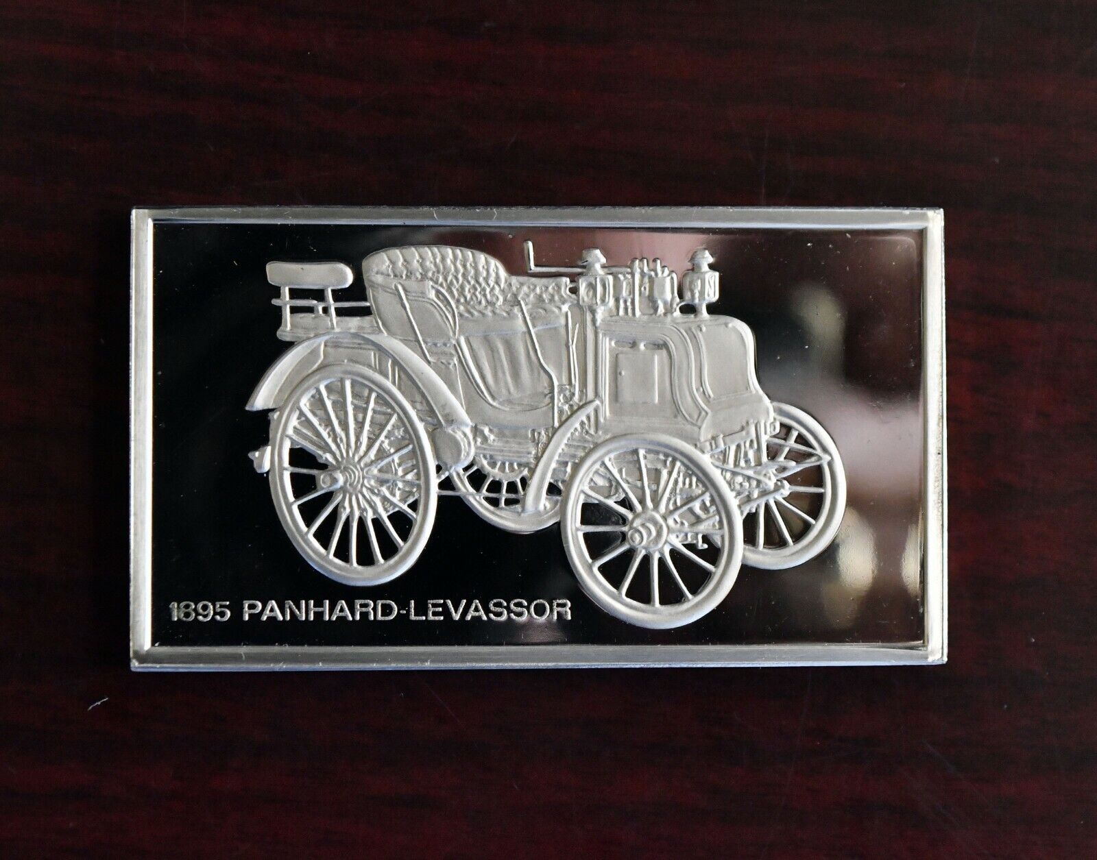 1895 Panhard Levassor Centennial Car Ingot Collection Sterling Frankli ...