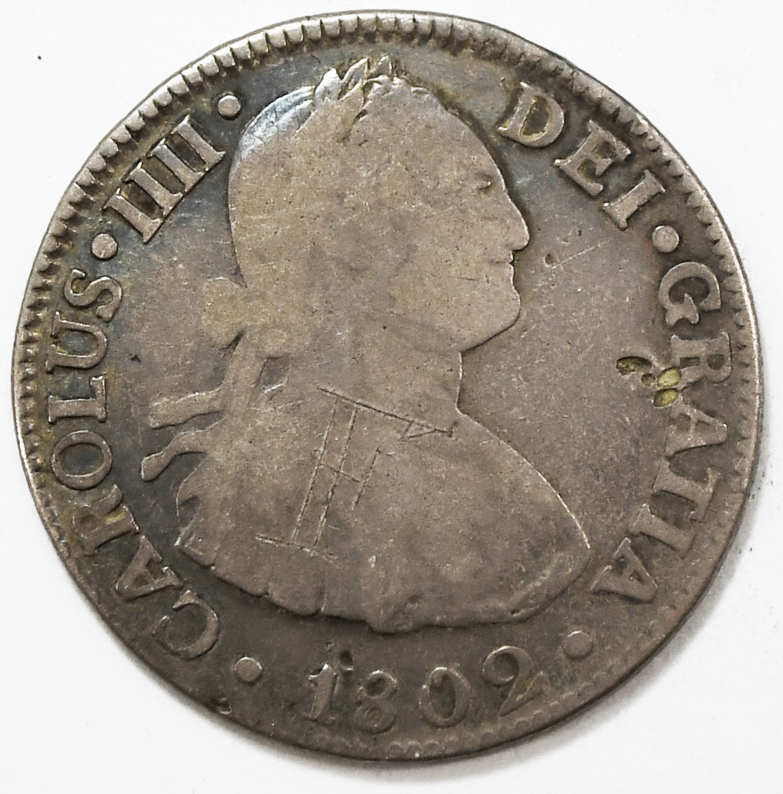 1802 Mo FT Mexico Spanish Colony Silver Two Real – Precious Metals & Gems