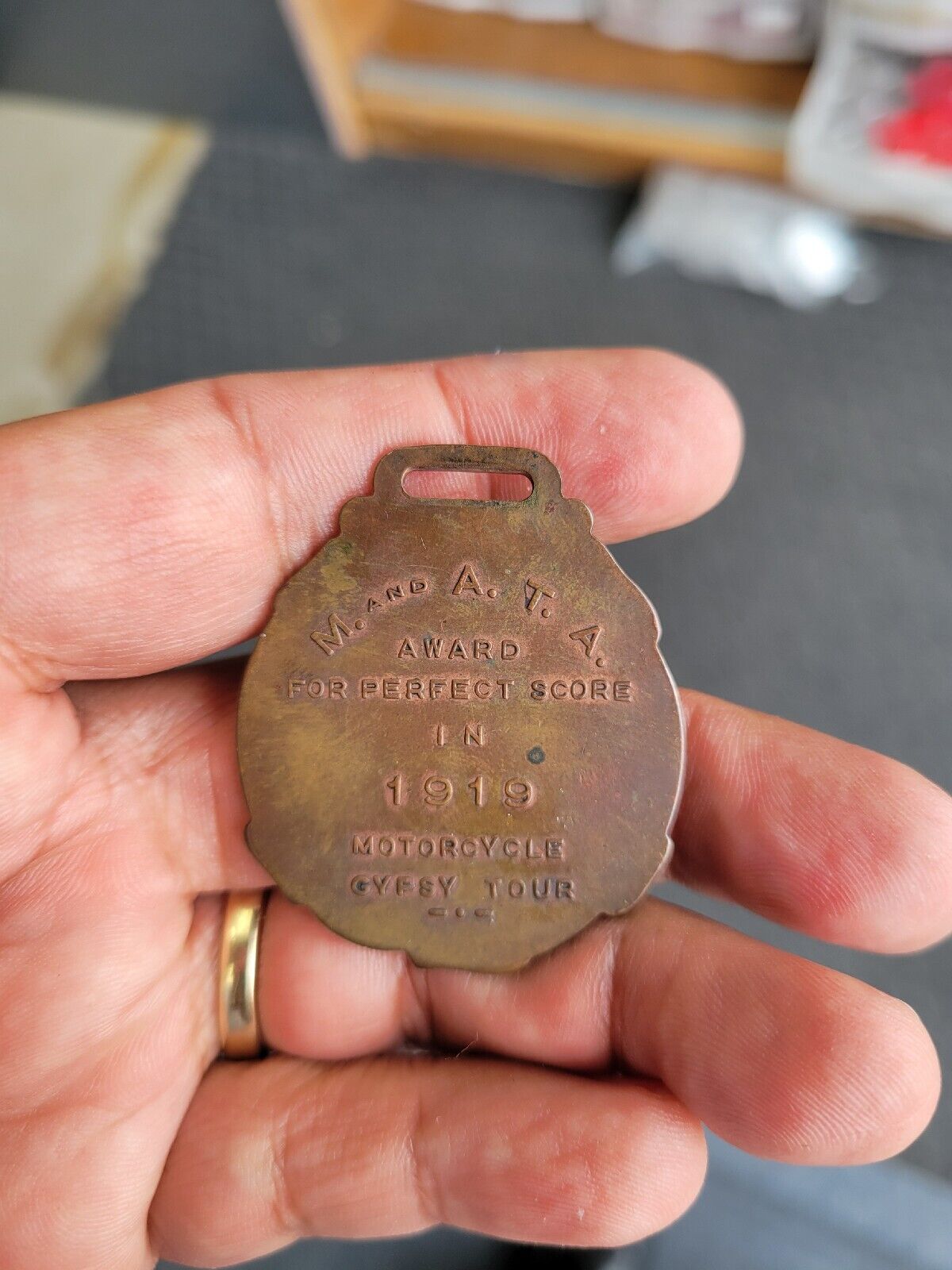 1919 Motorcycle Gypsy Tour Perfect Score National Tour Medal – Precious ...