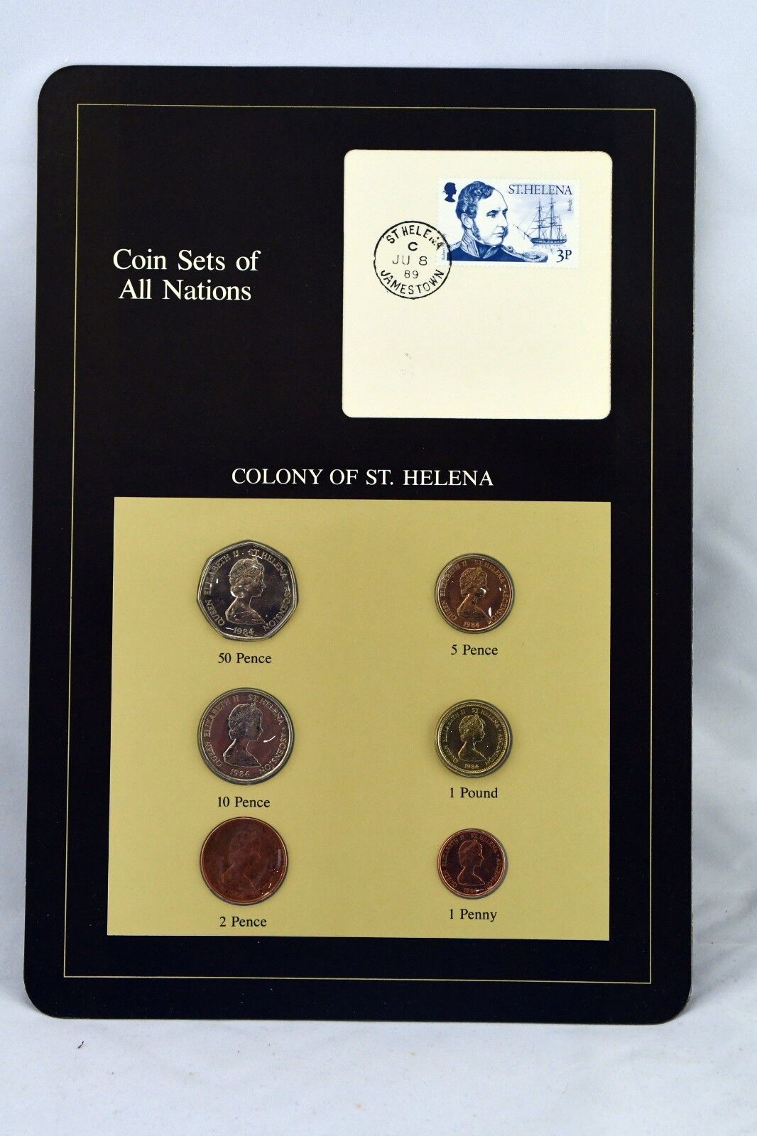 Coin Sets of All Nations Franklin Mint Colony of St. Helena 1984 Compl ...
